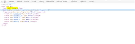 javascript - How to use *ngIf in index.html angular 8 - Stack Overflow