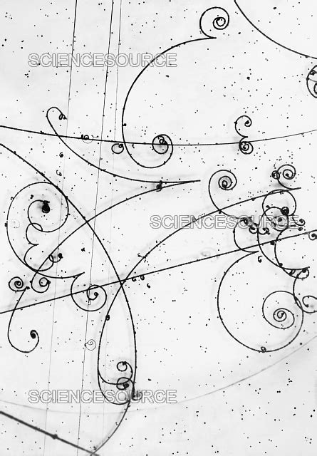Electron Positron Particle Tracks Stock Image Science Source Images
