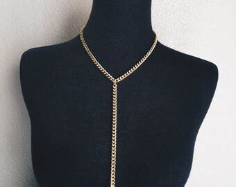 Cleavage Necklace Etsy