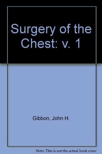 Gibbons Surgery Of The Chest Gibbon John H 9780721678795 Amazon