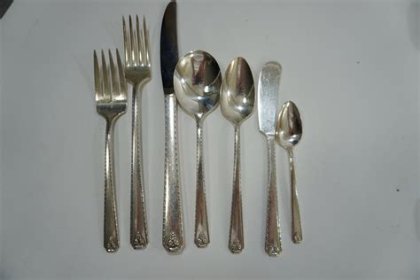 Prestige Silverplate Flatware 1938 Pattern Bordeaux Holiday