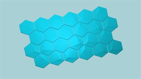 Hexagonal Wall Panel A02 Interior Design Decoration 3d Model 3d Printable Cgtrader