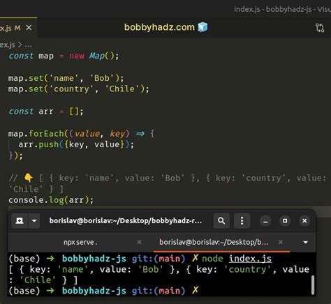 Convert Map To Array Javascript