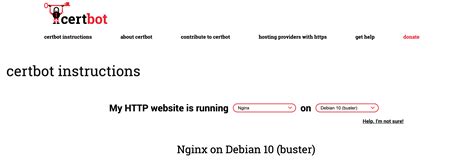 your system is not supported by certbot auto anymore mattionline