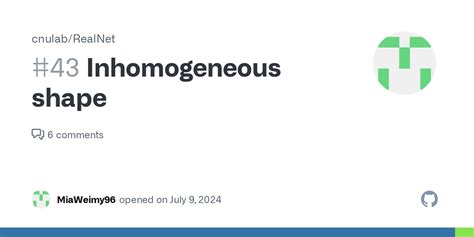Inhomogeneous Shape · Issue 43 · Cnulabrealnet · Github