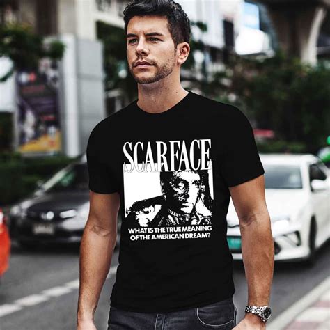 Scarface What Is The True Meaning Of The American Dream Shirt Lesgusa
