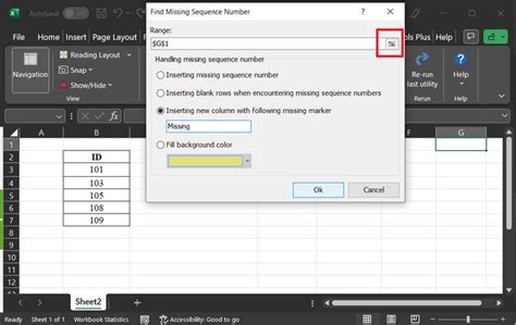 How To Identify Missing Numbers Sequence In Excel