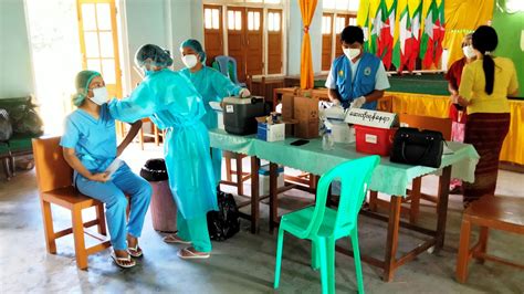 ညောင်ရွှေမြို့နယ်၌ ကိုဗစ် ၁၉ ရောဂါ ကာကွယ်ဆေး ၆၂၇၀ဦး ထိုးနှံပြီးစီး