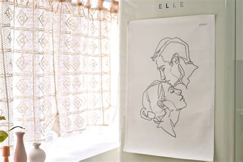 패브릭포스터 키스 드로잉 패브릭 포스터 가리개 커튼 Gm 529002529102529202 오늘의집 쇼핑