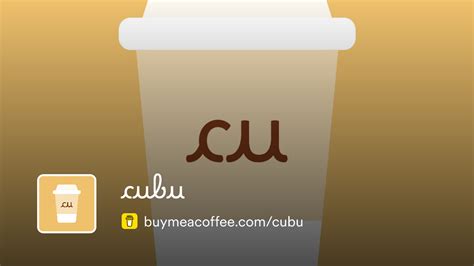 Cubu Buymeacoffee