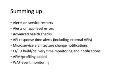 monitoring microservice applications an sre s perspective ppt
