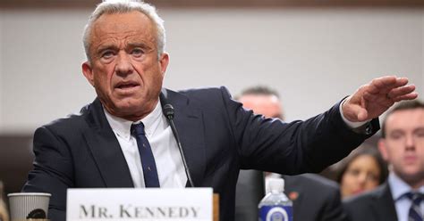 Rfk Jr Fires Back As Dem Senator Screams At Him During Confirmation Hearing Absolutely Wrong