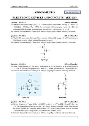 Lab Exam EDC I Lab Lab Exam Electrical Electronic Devices And Circuits I Lab Department Of
