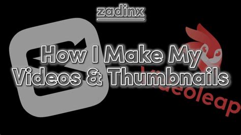 How I Make My Videos Thumbnails YouTube