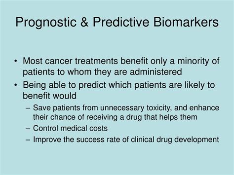 PPT Use Of Prognostic Predictive Biomarkers In Clinical Trial Design PowerPoint Presentation