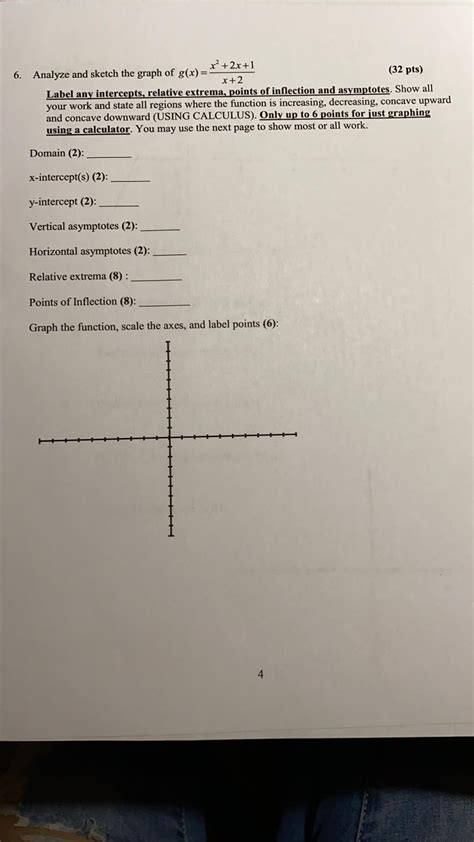 solved x 2x 1 6 analyze and sketch the graph of g x