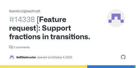 Feature Request Support Fractions In Transitions · Issue 14338