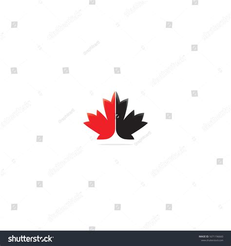 메이플 리프 로고 디자인캐나다 기호 로고 스톡 벡터로열티 프리 1671196660 Shutterstock
