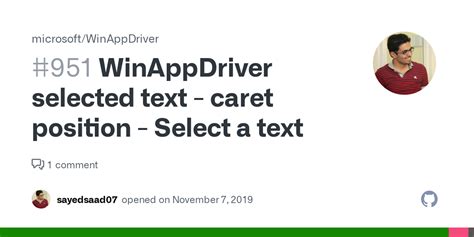 Winappdriver Selected Text Caret Position Select A Text Issue Microsoft