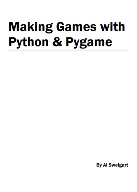 Making Games With Python Pygame Free EBooks Of IT BooksOfAll