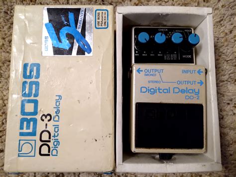 When you buy an old Boss DD-3 and receive an even older Boss DD-2 ...