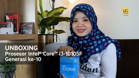 Unboxing Intel Processor Core I3 10105f Youtube
