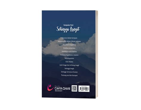 Kumpulan Puisi Setinggi Langit Cahya Gr