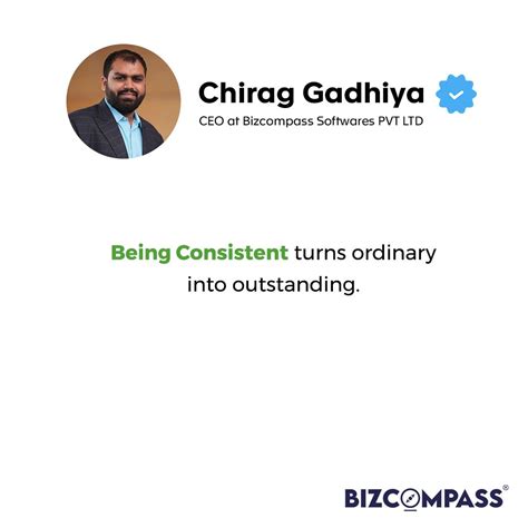 chirag gadhiya on linkedin consistency consistencymatters