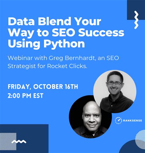 Data Blend Your Way To Seo Success Using Python Agile Seo By Ranksense