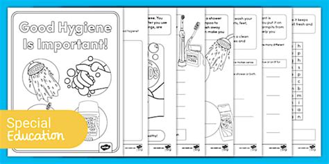 Life Skills Good Hygiene Activity Booklet For Special Education