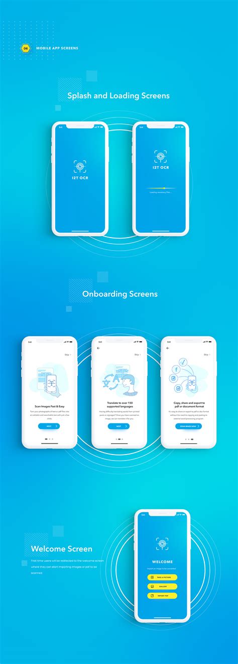 Image To Text Ocr Mobile App And Landing Page Design Behance