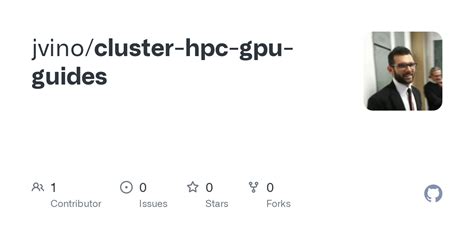 github jvino cluster hpc gpu guides
