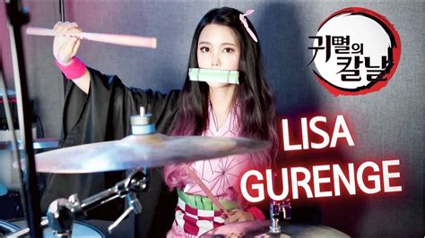 Demonslayer Op Gurenge 【귀멸의 칼날 홍련화】 Drum Cover By Subin Youtube