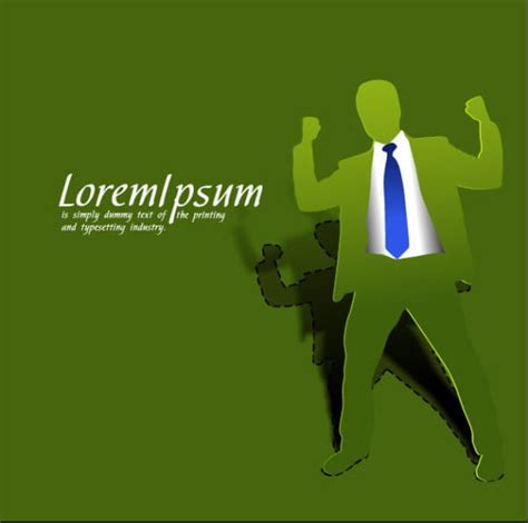 종이 접기 인물 템플릿 벡터 Eps Uidownload