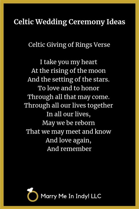 Irish Wedding Vows Celtic Wedding Wedding Ceremony Script