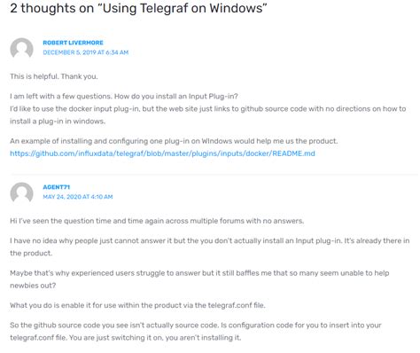telegraf data collector service not starting windows powershell