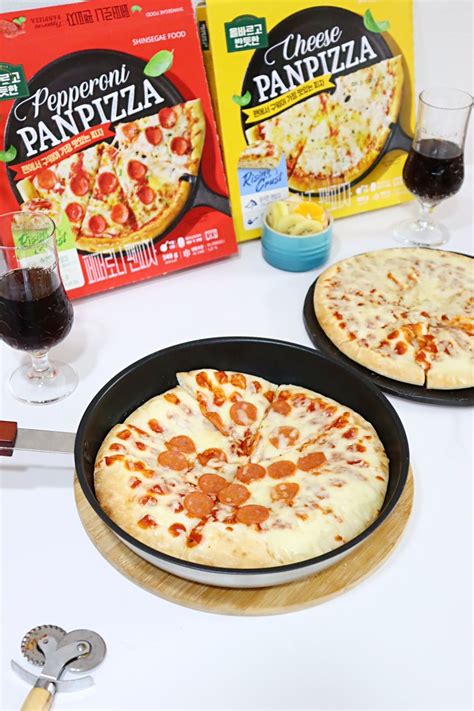 올바르고 반듯한 팬피자 피자맛집 치즈 And 페퍼로니 팬피자 냉동피자 네이버 블로그