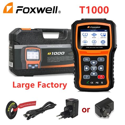 Foxwell T1000 Tpms Tool Tpms Sensors Programming Activate Check Rf Key Fob Tire Pressure
