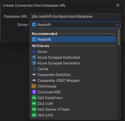 Create A New Database Connection In DbVisualizer