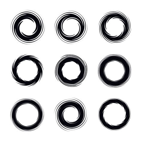 Abstract Circular Vector Set 5939728 Vector Art At Vecteezy