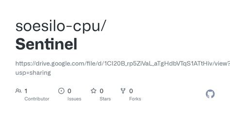 GitHub Soesilo Cpu Sentinel Https Drive Google Com File D 1CI20B Rp5ZiVaL ATgHdbVTqS1ATtHiv