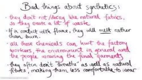 Advantages And Disadvantages Og Synthetic Fibres Ppt