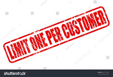 One Per Customer Over 18 Royalty Free Licensable Stock Vectors
