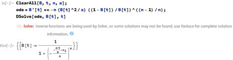Differential Equations DSolve Doesn T Produce The Expected Result Mathematica Stack Exchange