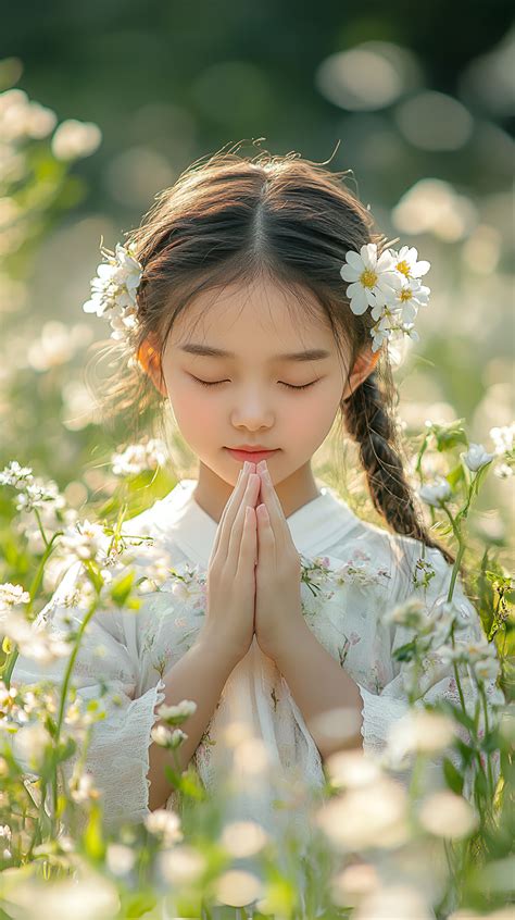 ai产生的 女孩 祈祷 pixabay上的免费图片 pixabay