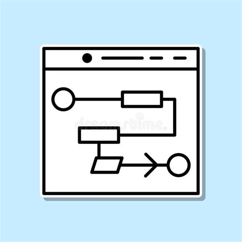 Algorithm Artificial Intelligence Concept Line Icon Simple Element