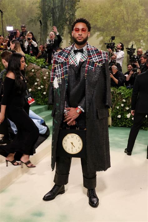 Nets Ben Simmons Arrives At Met Gala 2024 In Thom Browne