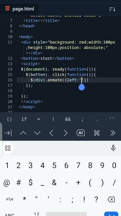 Jquery Animates Shorts Jquery Jquerytutorial Animated Div Button