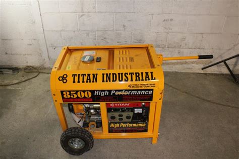 Titan Industrial High Performance Generator Property Room