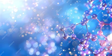Premium Photo Nanotechnology Molecular Structure With Nanoparticles